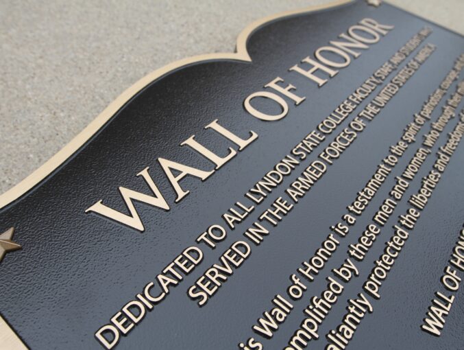 Building Dedication Plaques made from Solid Bronze - Impact Signs