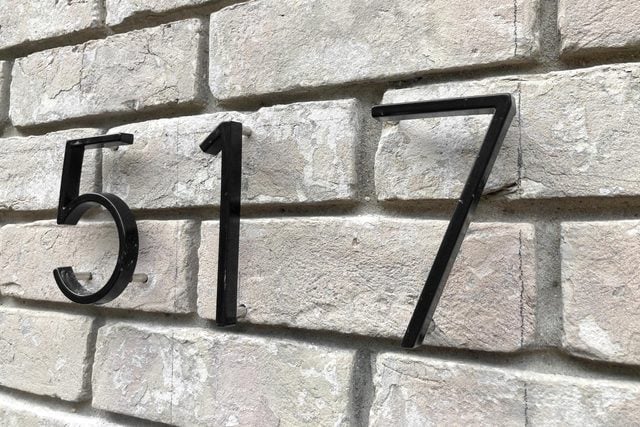 House Numbers on Brick: Exploring Unique Materials and Designs - Impact ...
