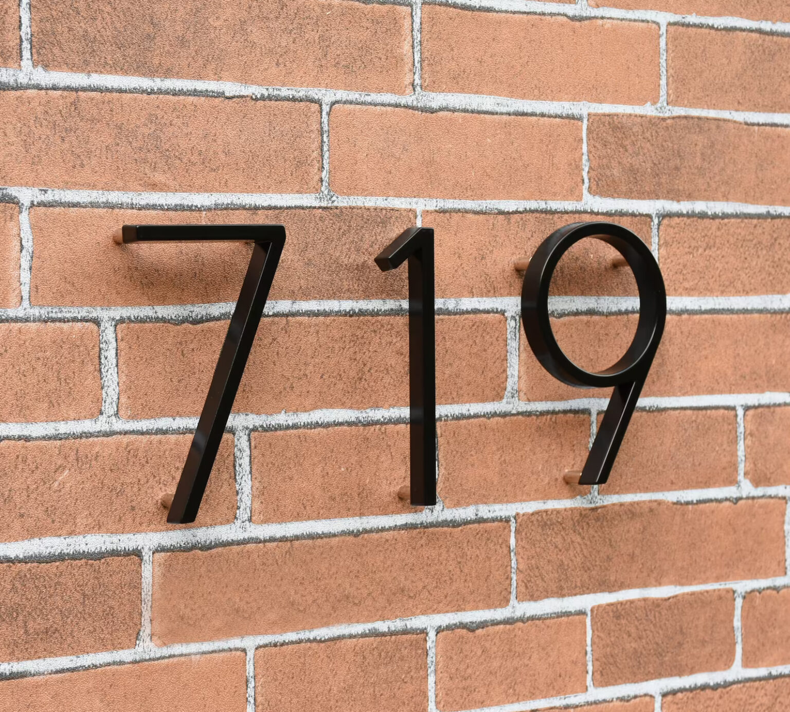 House Numbers on Brick: Exploring Unique Materials and Designs - Impact ...