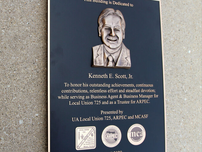 Custom Dedication Plaques for Buildings and Individuals - Impact Signs