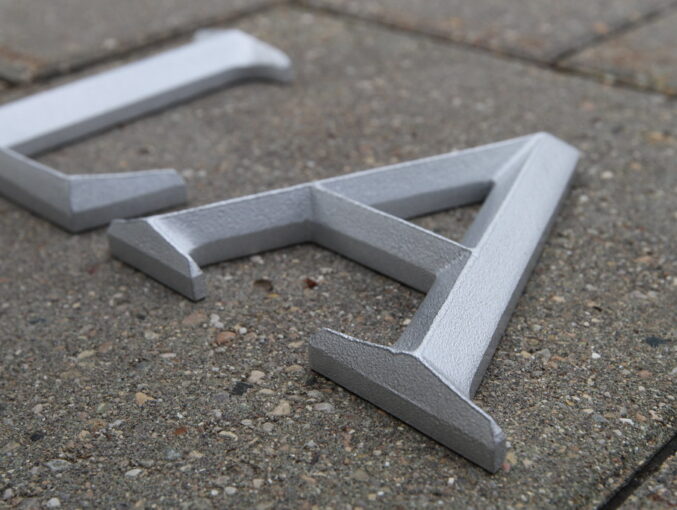 Cast Aluminum Letters and Numbers - Impact Signs