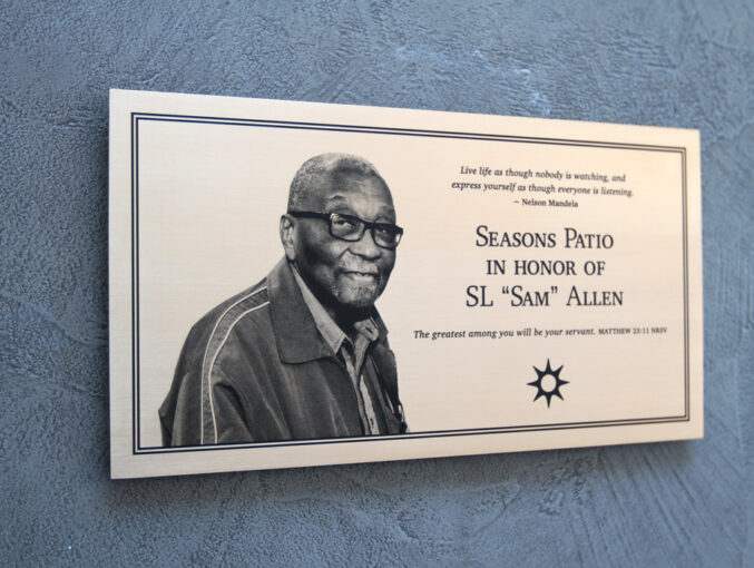 Custom Etched Metal Plaques - Impact Signs