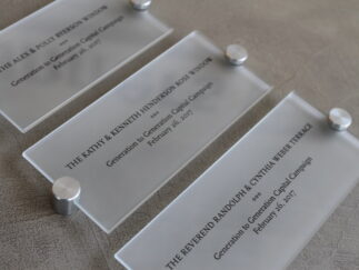 Glass Signs for Business | Custom Etched & Frosted Glass - Impact Signs