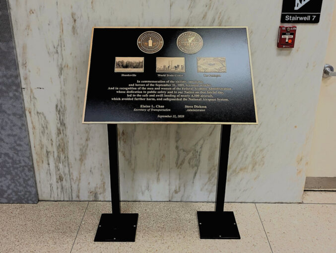 Durable Bronze and Aluminum Plaques with Post Mount - Impact Signs