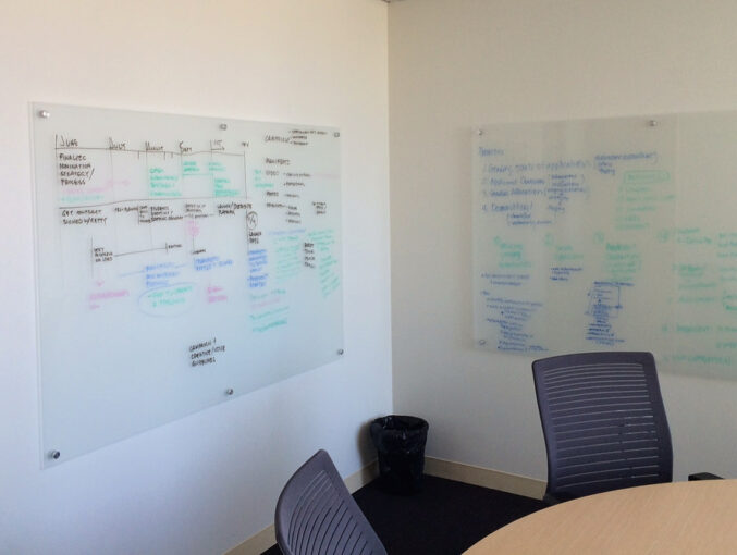 Custom Glass Whiteboards for Offices & Boardrooms - Impact Signs